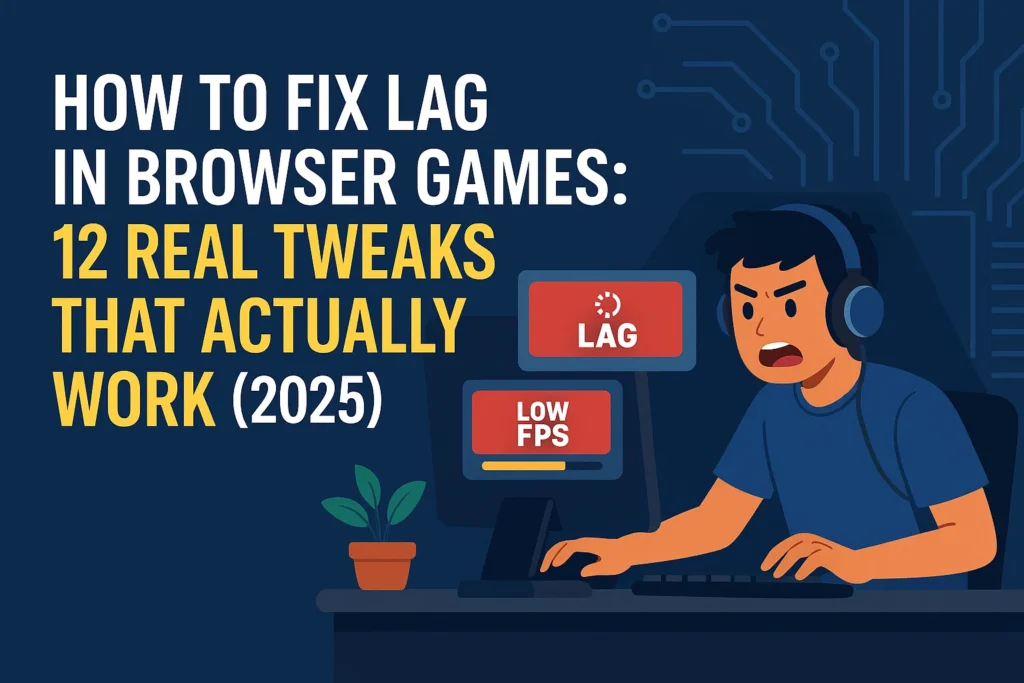 How To Fix Lag In Browser Games: 12 Real Tweaks That Actually Work ...